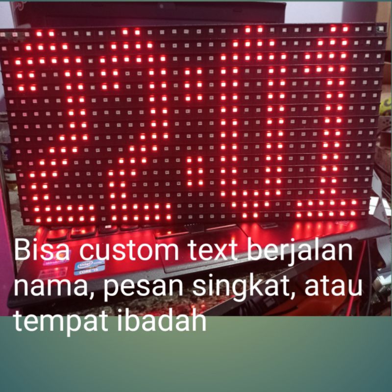 Jual JAM DINDING DIGITAL BESAR JD3216 / BISA REQUEST TEXT BRRJALAN ...