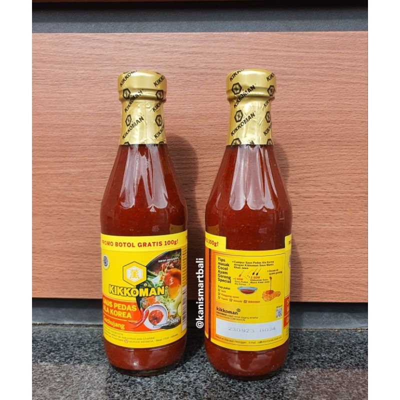 Jual kikkoman gochujang sauce / kikoman saus pedas ala korea / saos ...