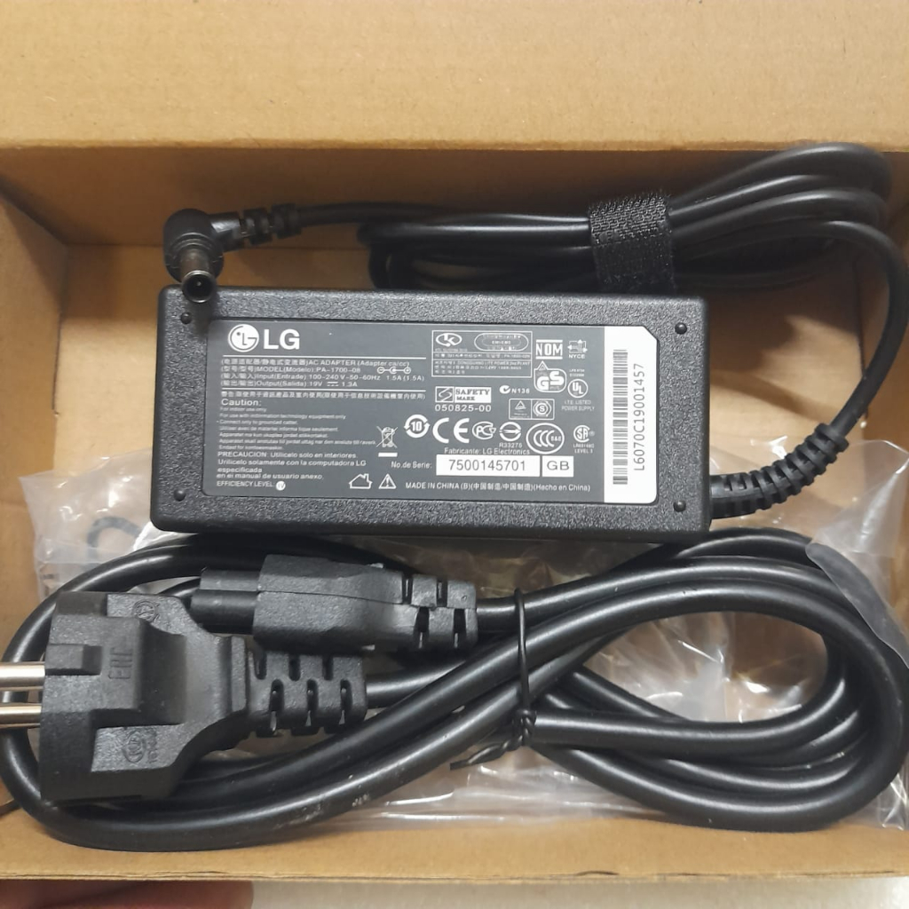 Jual Original Charger LED LCD TV LG 19v 1.3A | Shopee Indonesia