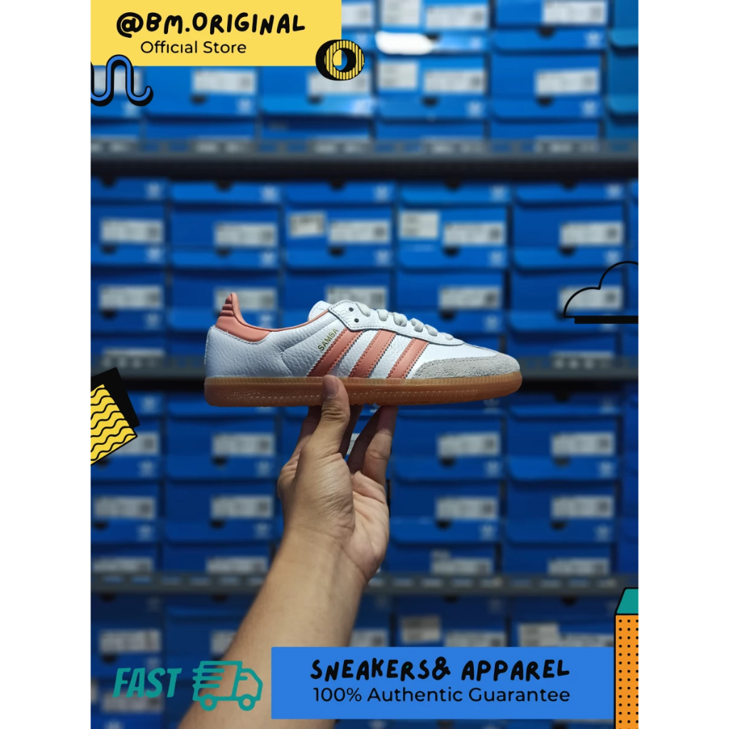 Jual Adidas Samba OG White Wonder Clay Crystal White IG5932 | Shopee ...