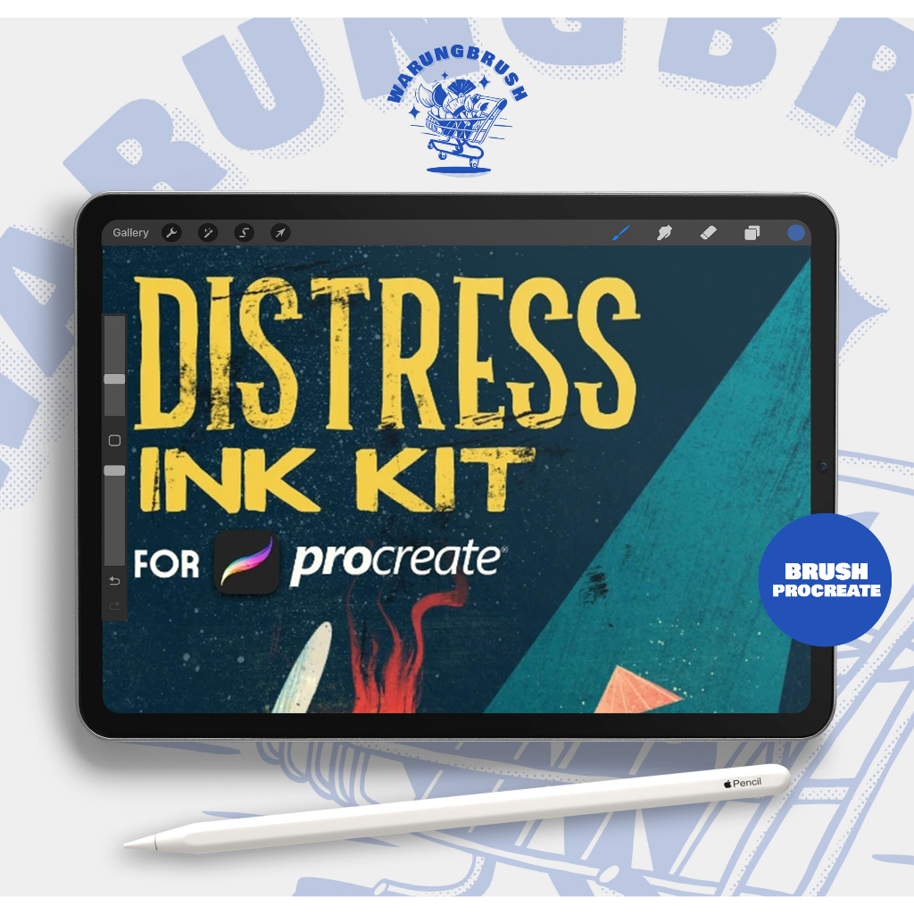 Jual Tip Top Distress Ink Kit Brushes for Procreate BP0068 | Shopee ...