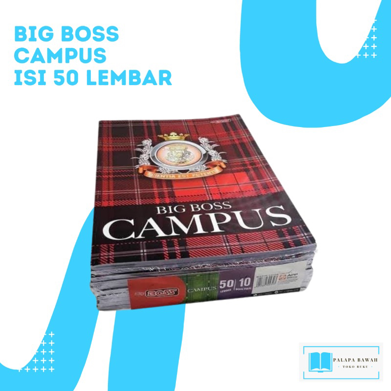 Jual BUKU TULIS | Big Boss Campus 50 Lembar | Buku Boxy | Shopee Indonesia