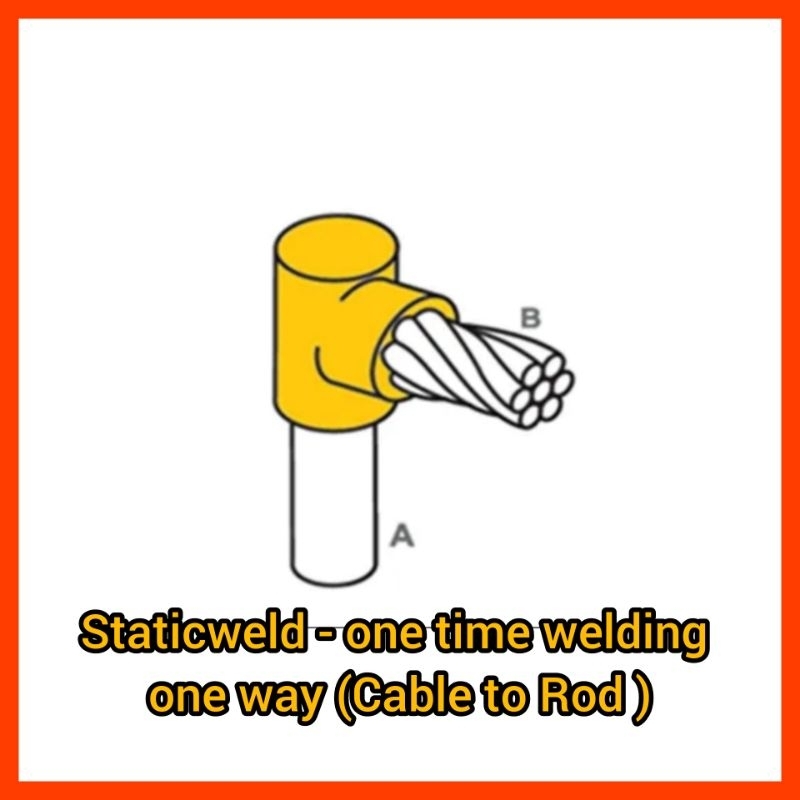 Jual one-time/one shot, exothermic welding 1way (cabel to rod) | Shopee ...