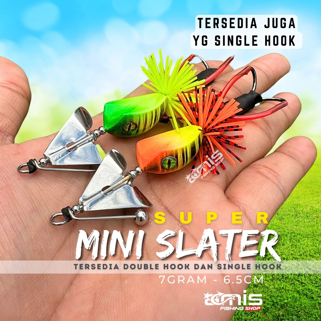 Jual Super Mini Slater Tek Tok Buzz Slash Bait Umpan Casting Gabus ...