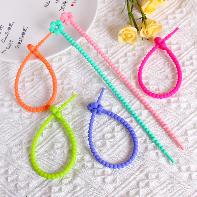 Jual Silicon Cable Ties/ Pengikat Kabel Silicone Multifungsi | Shopee ...