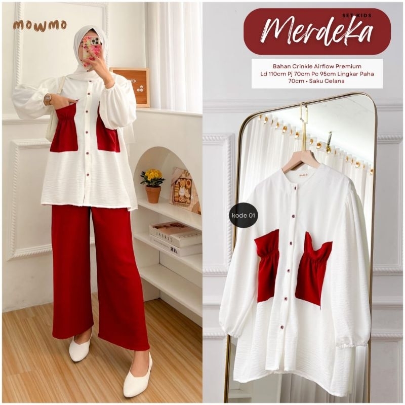 Jual Setelan Merdeka Outfit Kemerdekaan 17 Agustus | Shopee Indonesia