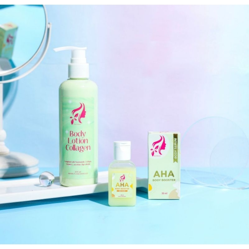 Jual PAKET SULTAN LOTION 250ml & AHHA BOOSTER GLAYSKINCARE BPOM ...