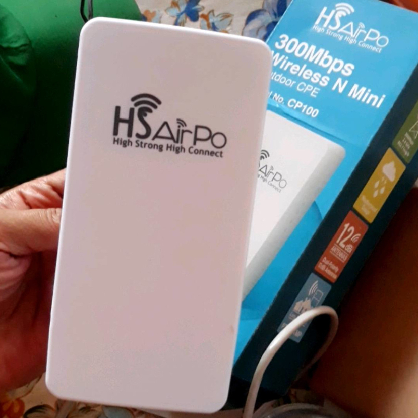 Jual HSAirpo CP100 300Mbps 2.4GHz Wireless N Mini Outdoor Access Point Mini Repeater AP Point to ...