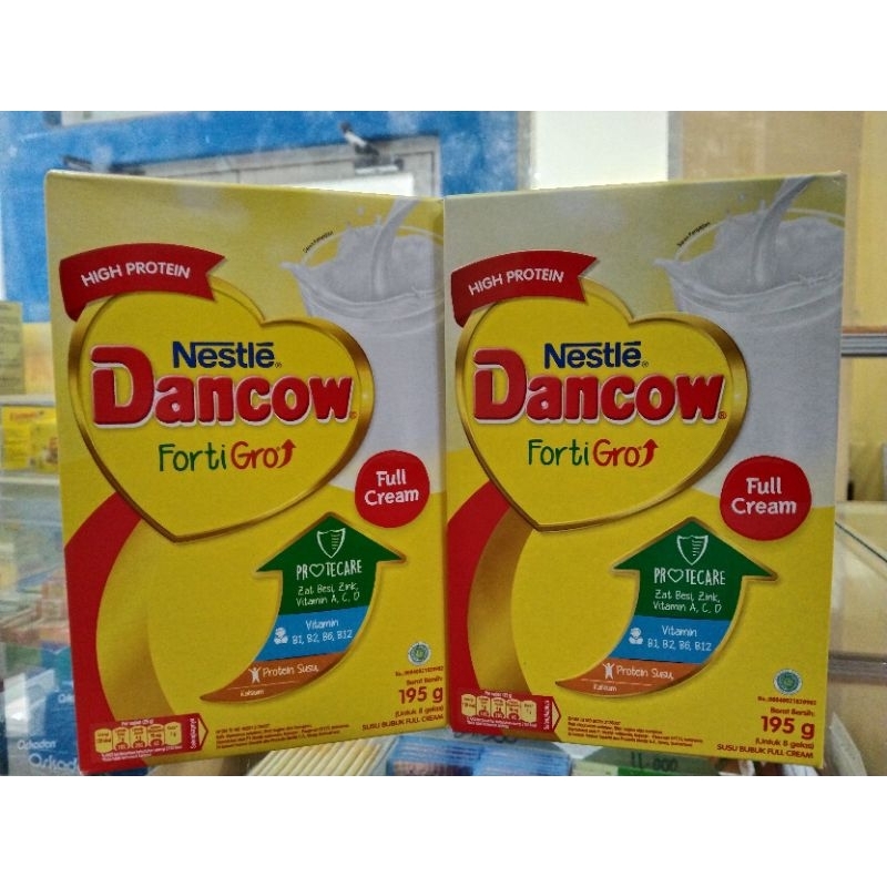 Jual DANCOW FortiGro Full Cream 195g | Shopee Indonesia