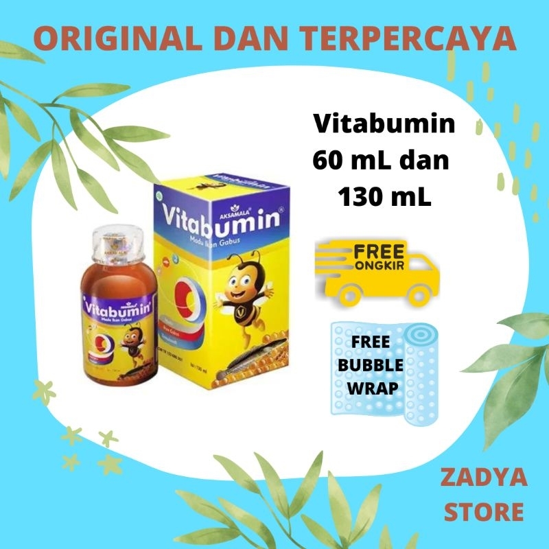 Jual TERMURAH!!! Vitabumin 60mL 130mL Madu Ikan Gabus | Shopee Indonesia