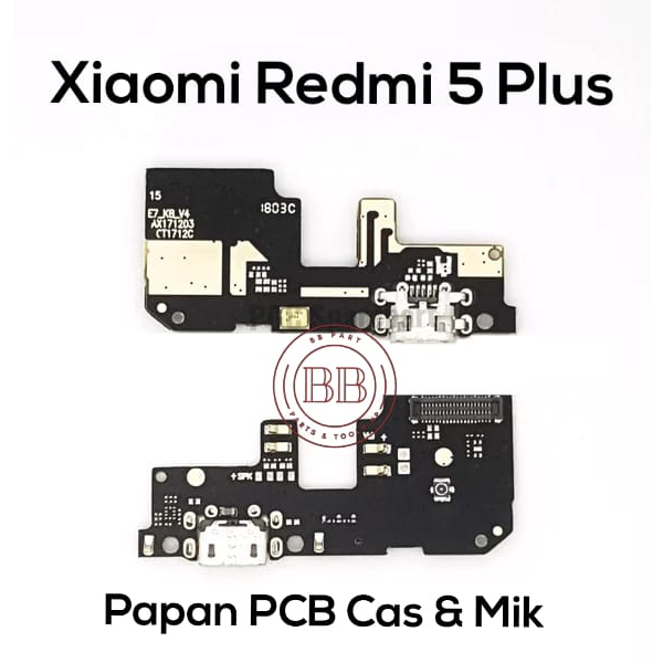 Jual Papan PCB Konektor Cas Mic Xiaomi Redmi 5+ / Redmi 5 Plus ...