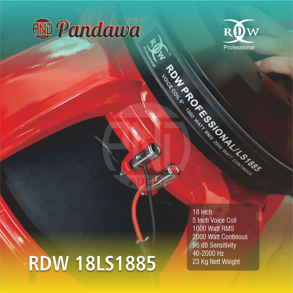 Jual Speaker RDW 18LS1885 / 18 Inch / RDW / LS1885ft | Shopee Indonesia