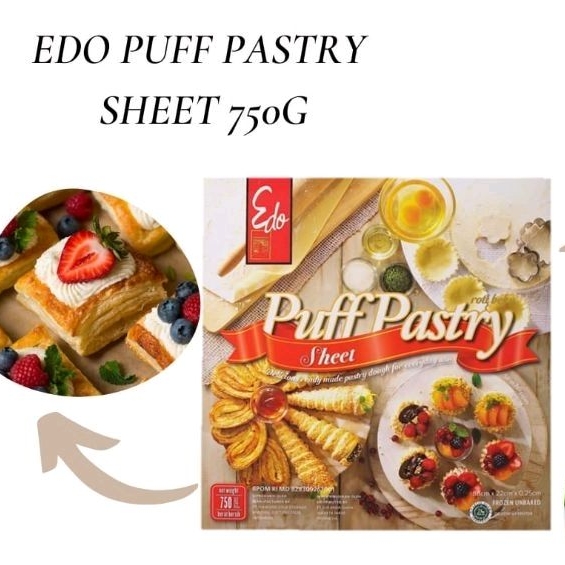 Jual EDO PUFF PASTRY SHEET 750G | Shopee Indonesia