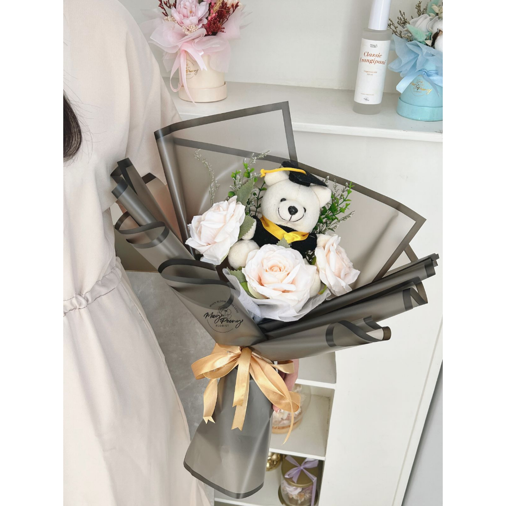 Jual KIYOMI TEDDY BOUQUET - BUKET BUNGA ARTIFICIAL BUCKET WISUDA BUKET ...