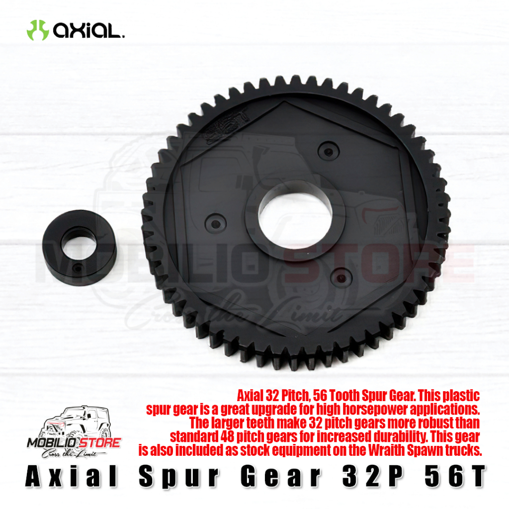 Jual Axial 32 Pitch 56 Tooth Spur Gear #AX31027 for The Axial Wraith ...