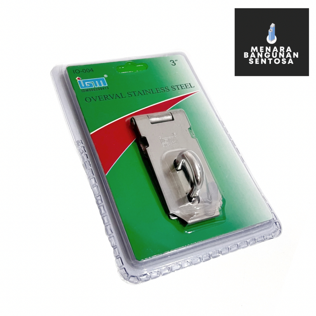 Jual Overval Stainless IGM 3" Inch Tebal - Overpal Grendel Gerendel ...