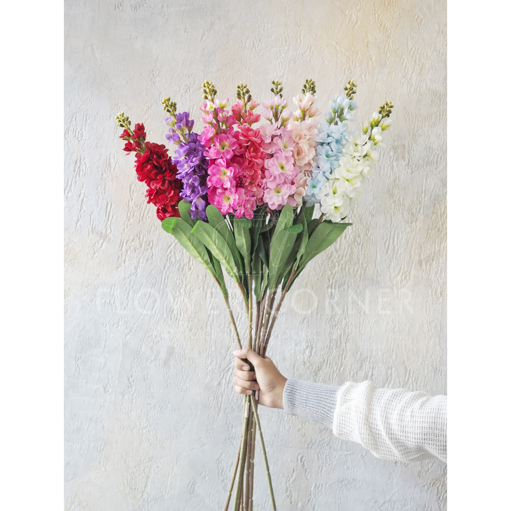 Jual Bunga Artificial Matthiola Lavender Dekorasi Warna (B21013 ...