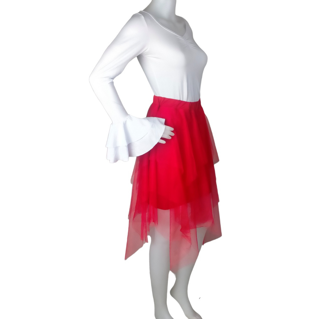 Jual Stelan baju balet line dance dress code merah putih | Shopee Indonesia