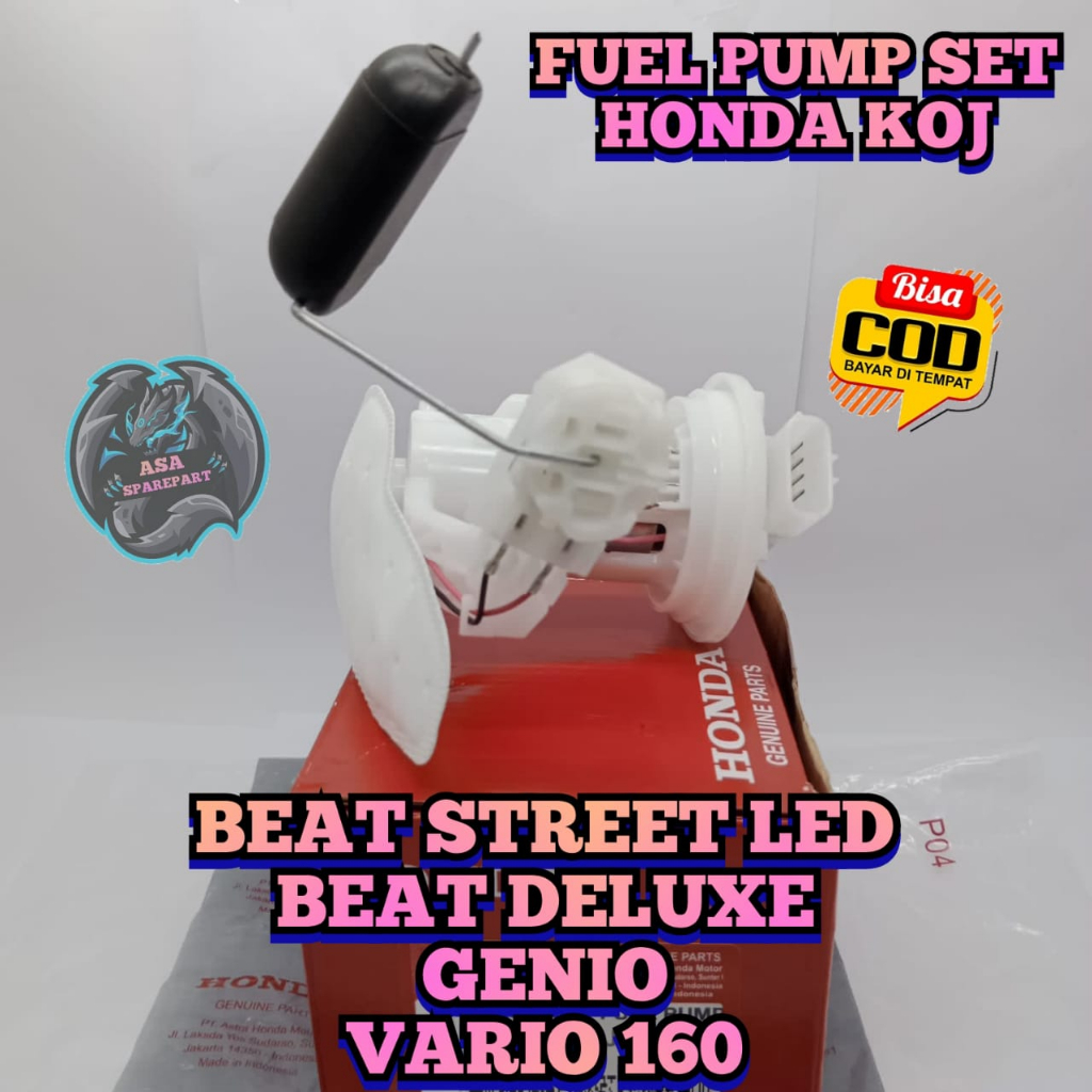 Jual FUEL PUMP ASSY KOJ MOTOR HONDA Beat Deluxe New , Beat Street New ...