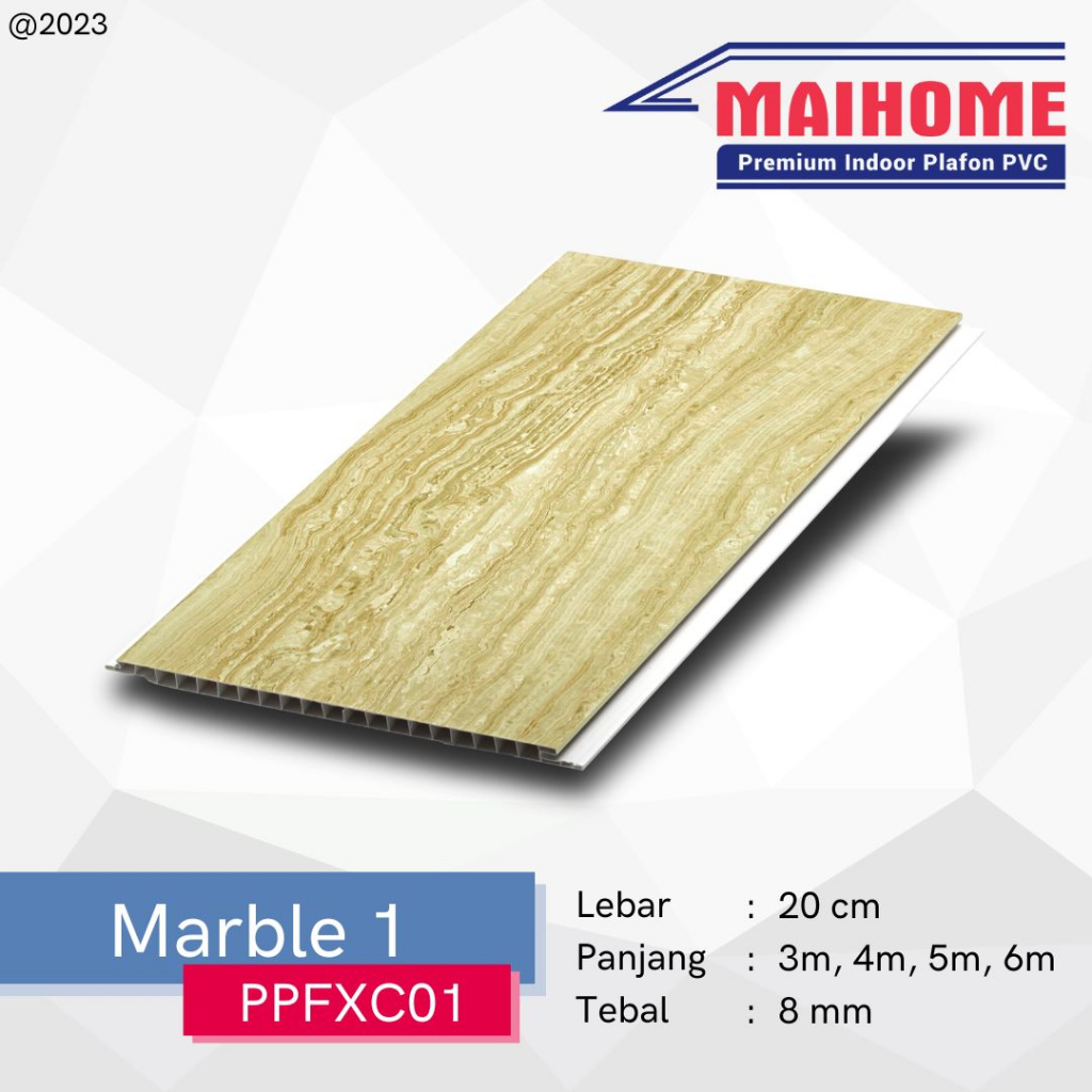 Jual Plafon PVC Minimalis Motif Marmer Merk Maihome Marble 1 Ukuran ...