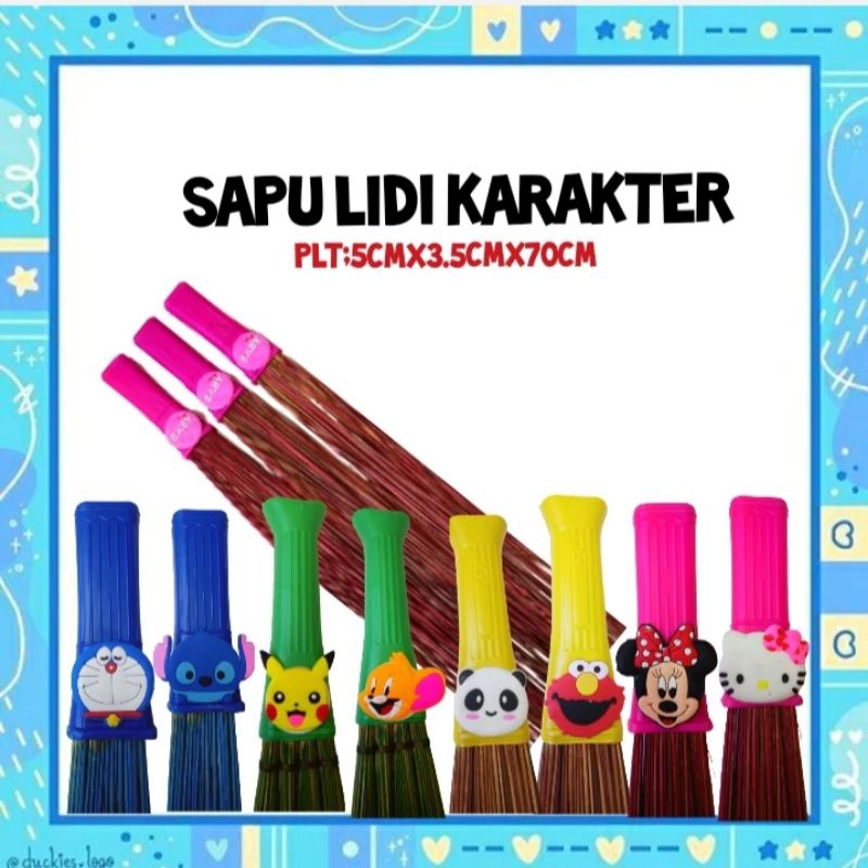 Jual Sahabat Shopping - Sapu Lidi Karakter Lucu Hellokitty Doraemon ...