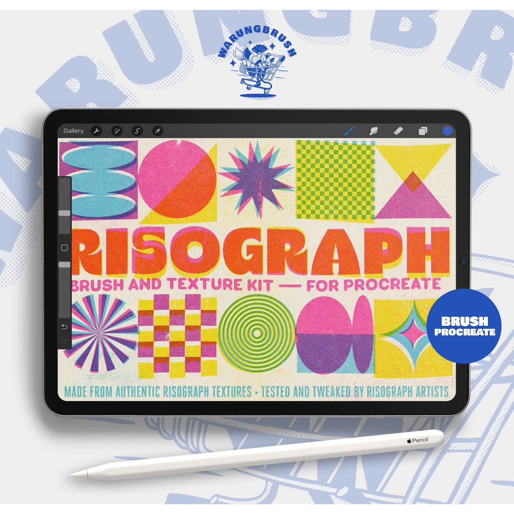 Jual RSCO Risograph Brush and Texture Kit For Procreate BP00216 ...