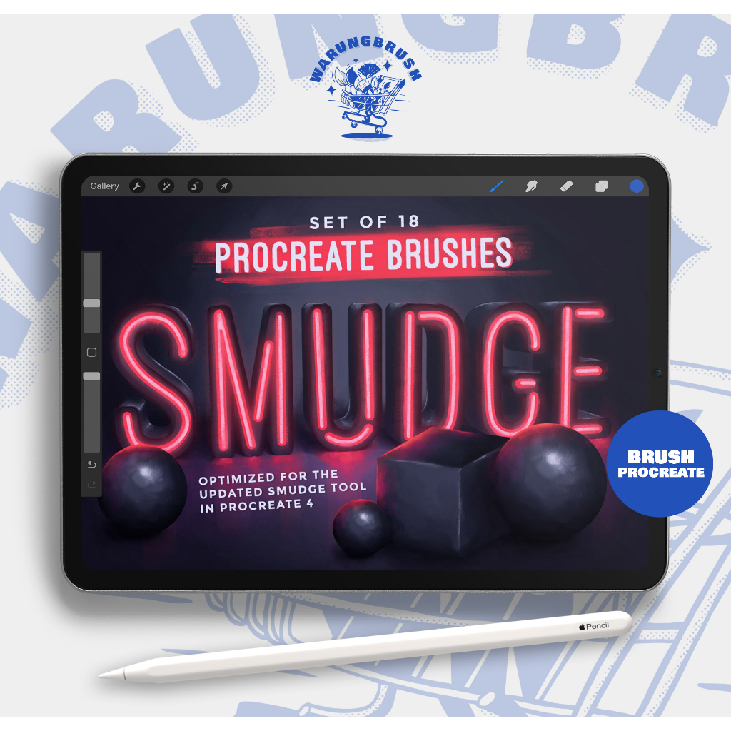 Jual Procreate Smudge Brushes BP00257 | Shopee Indonesia