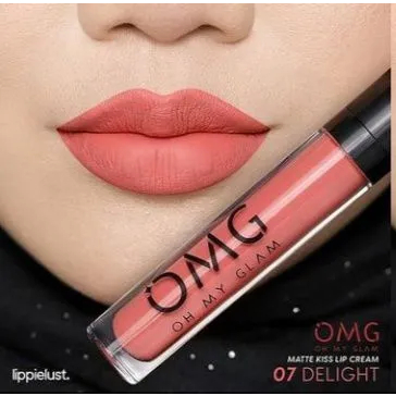 Jual [LIPCREAM] OMG Oh My Glam Matte Kiss Matte Last Lip Cream 3.5 g ...
