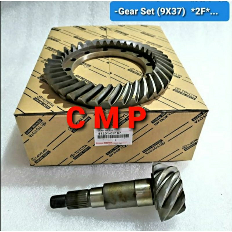 Jual GEAR SET GIGI GARDAN CROWN WHEEL PINION TOYOTA HARDTOP HARTOP 2F ...