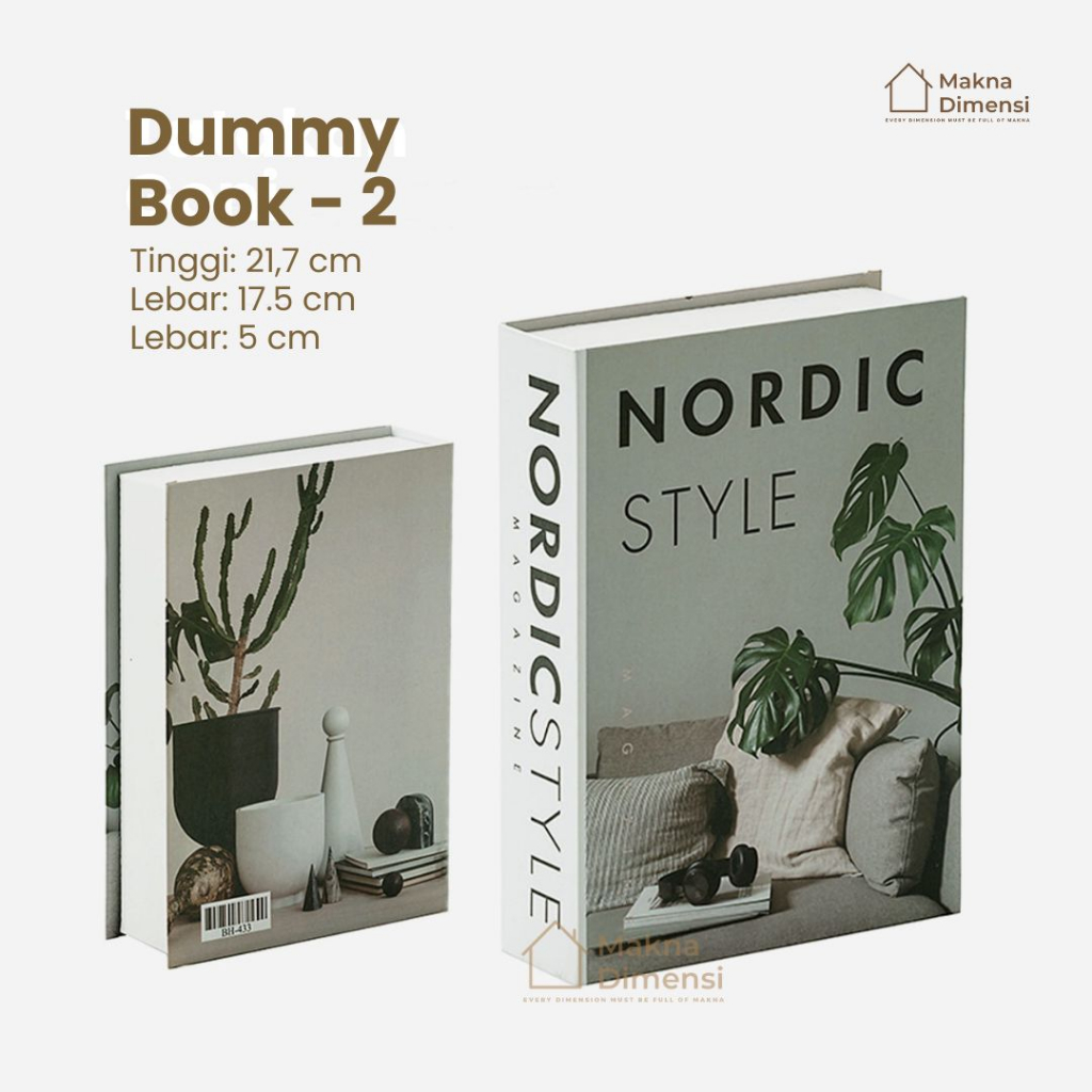 Jual Buku pajangan dekorasi dummy book makna dimensi buku properti foto ...