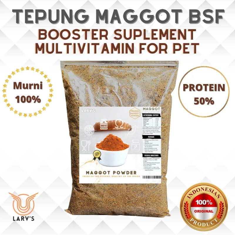 Jual Tepung Maggot BSF / Best Organic Vitamin and Suplement For Your ...