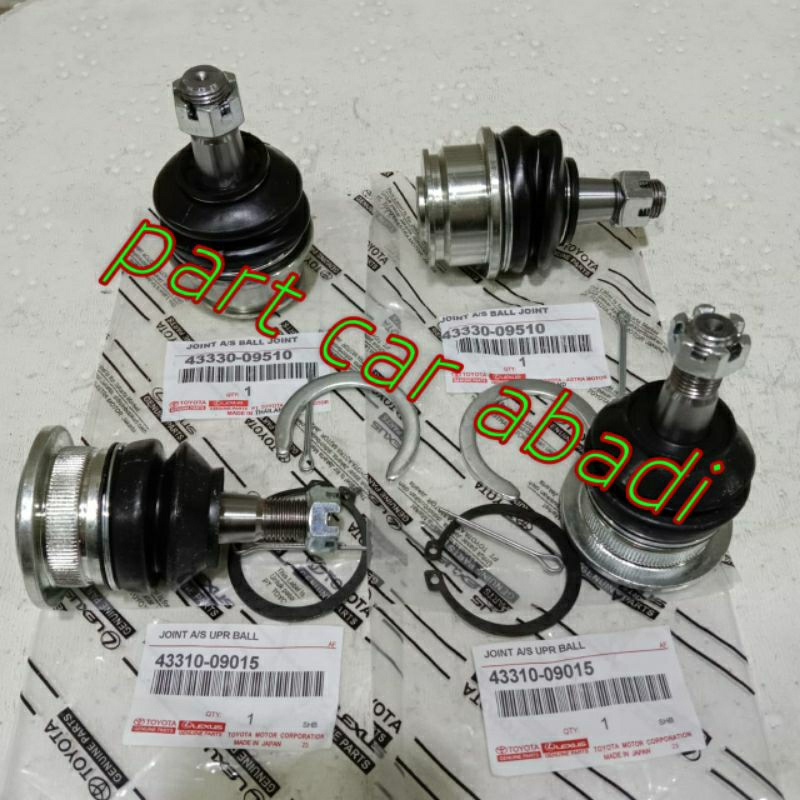 Jual Ball Joint Atas,Dan Bawah Asli Innova Fortuner Hilux 2 Set 4pc ...