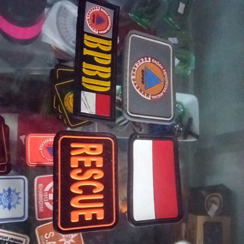 Jual badge karet BPBD (1 paket) | Shopee Indonesia