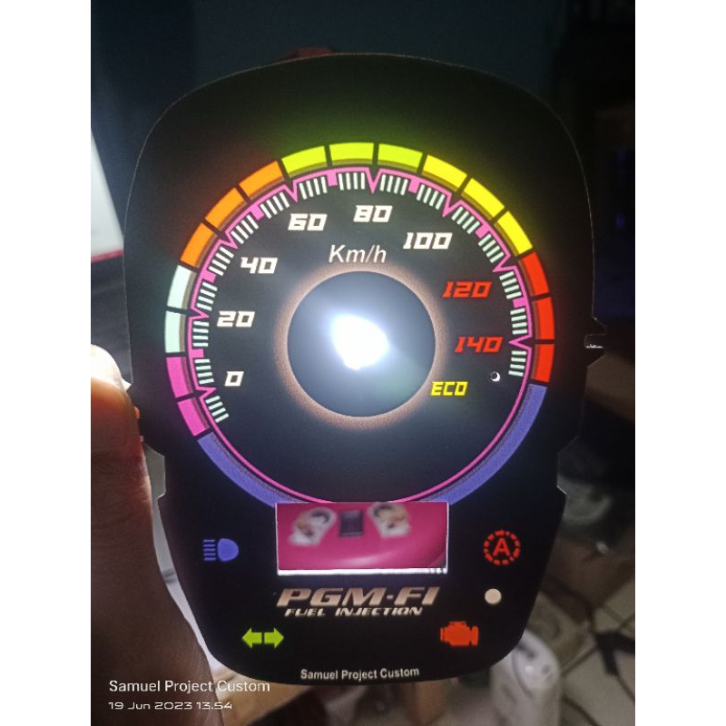Jual PAPAN SPEEDOMETER HONDA SCOOPY ESP Fi CUSTOM | Shopee Indonesia