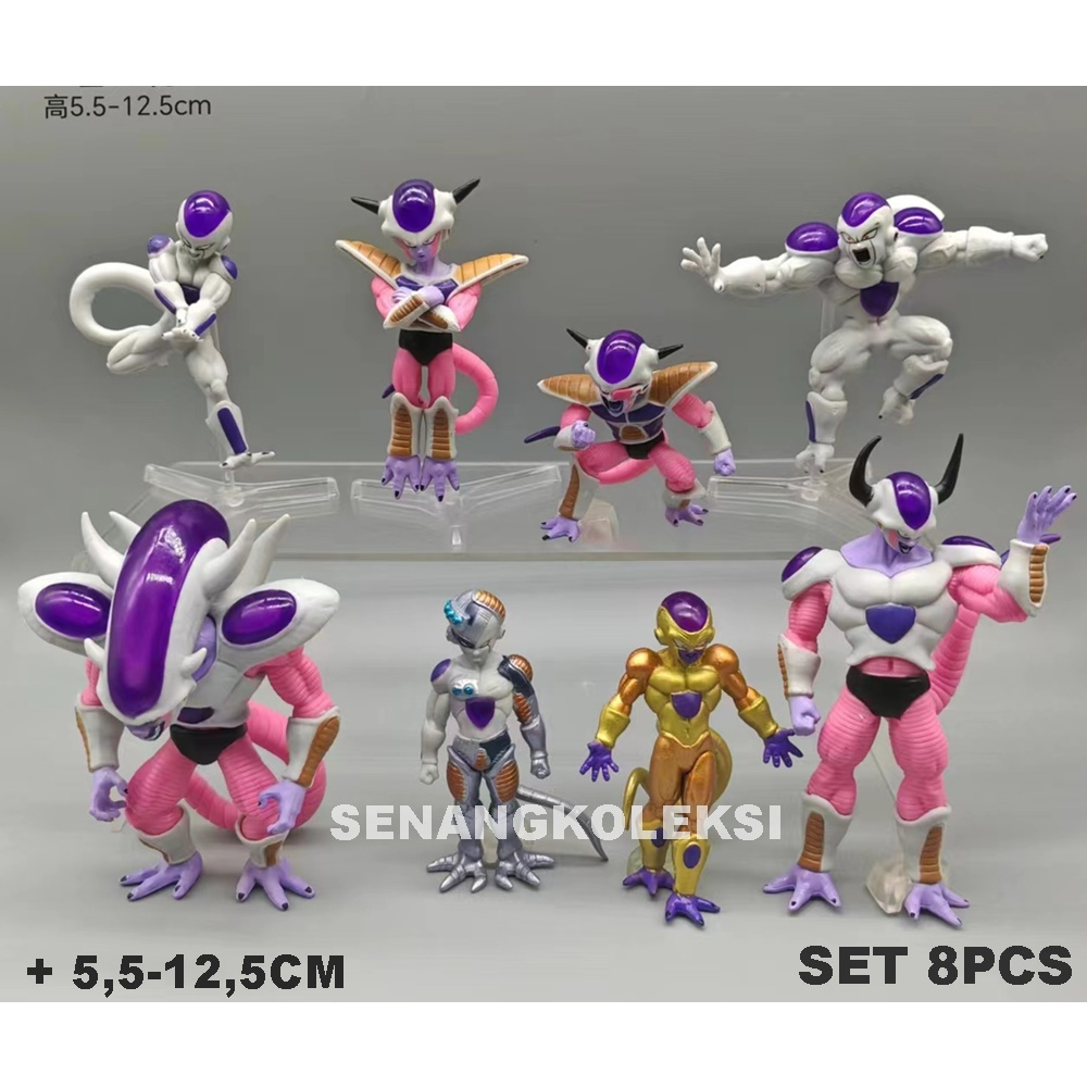 Jual Action Figure Dragon ball Z Gold Cooler Frieza Set isi 6pcs ...