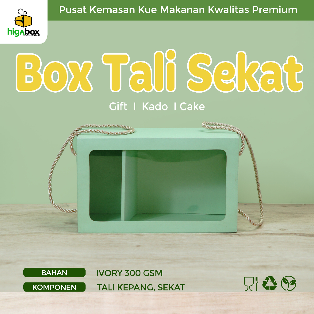 Jual Box Mika Tali Ukuran 23x13x9 Kotak Kado / Gift Box / Kotak Hampers ...