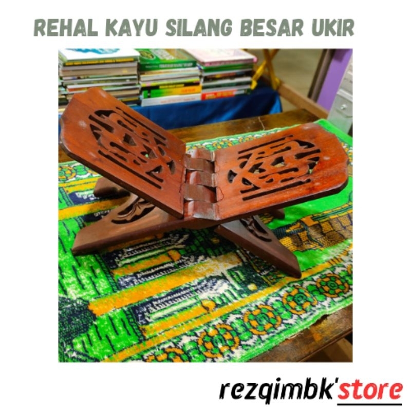 Jual Rehal Kayu Bentuk Silang-Cocok Untuk Dipakai Mengaji | Shopee ...