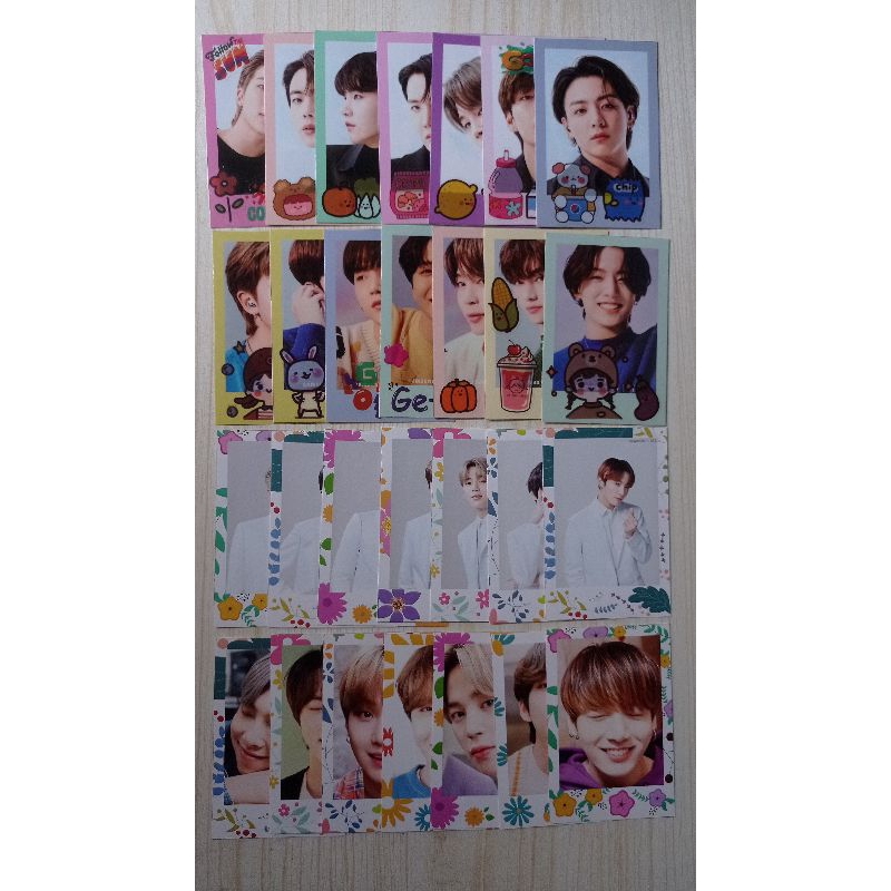 Jual BTS Polaroid Deco Set Fanmade (1 set dapat 7 pcs) | Shopee Indonesia