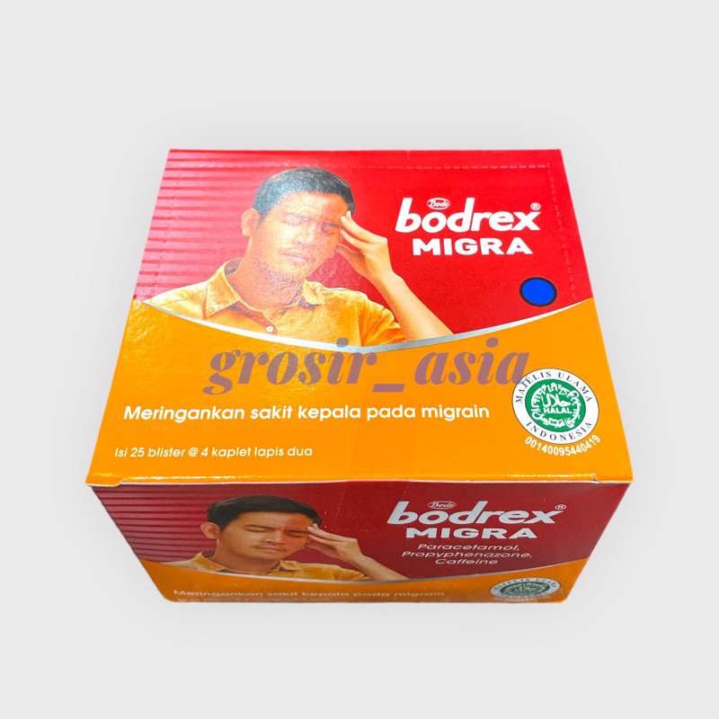 Jual Bodrex Migra 1 Box Isi 25 Strip | Shopee Indonesia