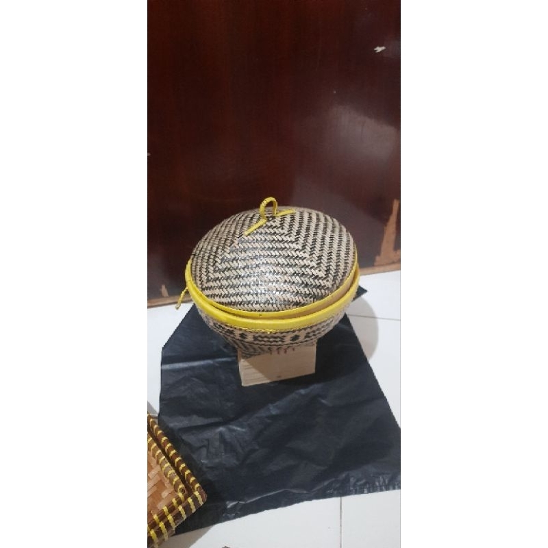 Jual bakul nasi bakul bambu diameter 28cm | Shopee Indonesia