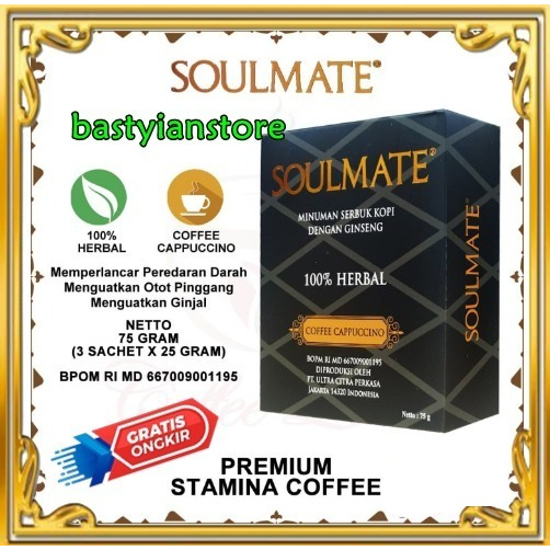 Jual MURAH MERIAH SOULMATE COFFEE - KOPI SOULMATE STAMINA PRIA DEWASA | Shopee Indonesia