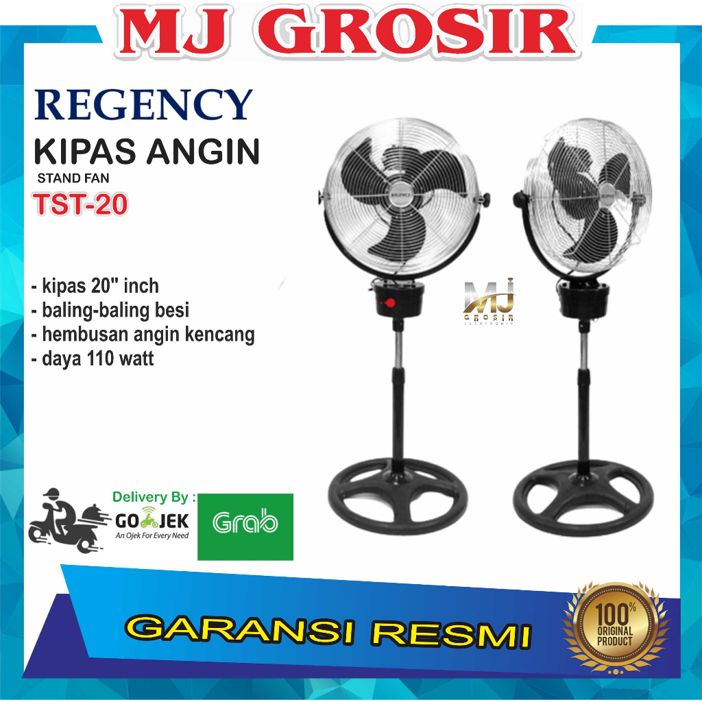 Jual KIPAS ANGIN STAND FAN REGENCY TST 20 KIPAS ANGIN BERDIRI TORNADO ...