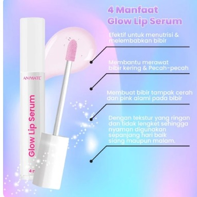 Jual ANIMATE GLOW LIP SERUM 4ML ( HONEY + VIT E ) | Shopee Indonesia