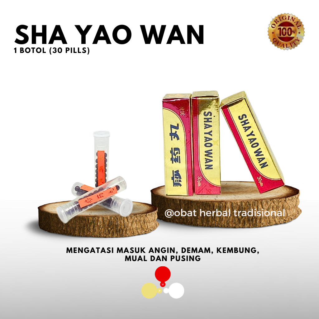 Jual SHA YAO WAN - obat masuk angin - perut kembung dan mual | Shopee ...