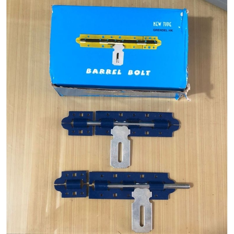 Jual selot gudang biru 6 inch/ selot double plat/ selot pintu barrel ...