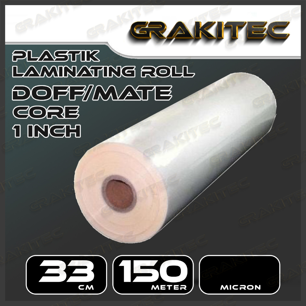Jual Plastik Laminating Panas Roll 33 cm x 150 m x 21 / 30 mic Glossy ...