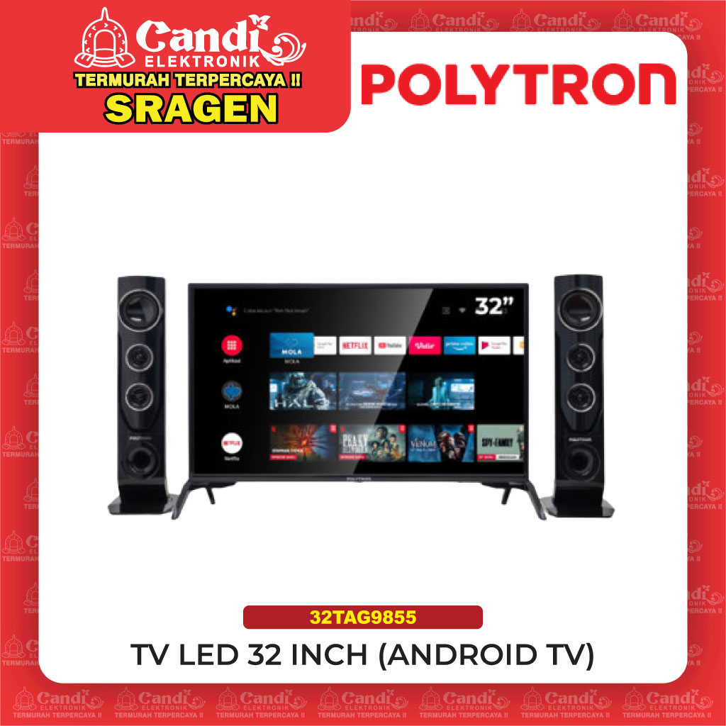 Jual POLYTRON Smart Android Led Tv 32 inch HD Ready - 32TAG9855 | Shopee Indonesia