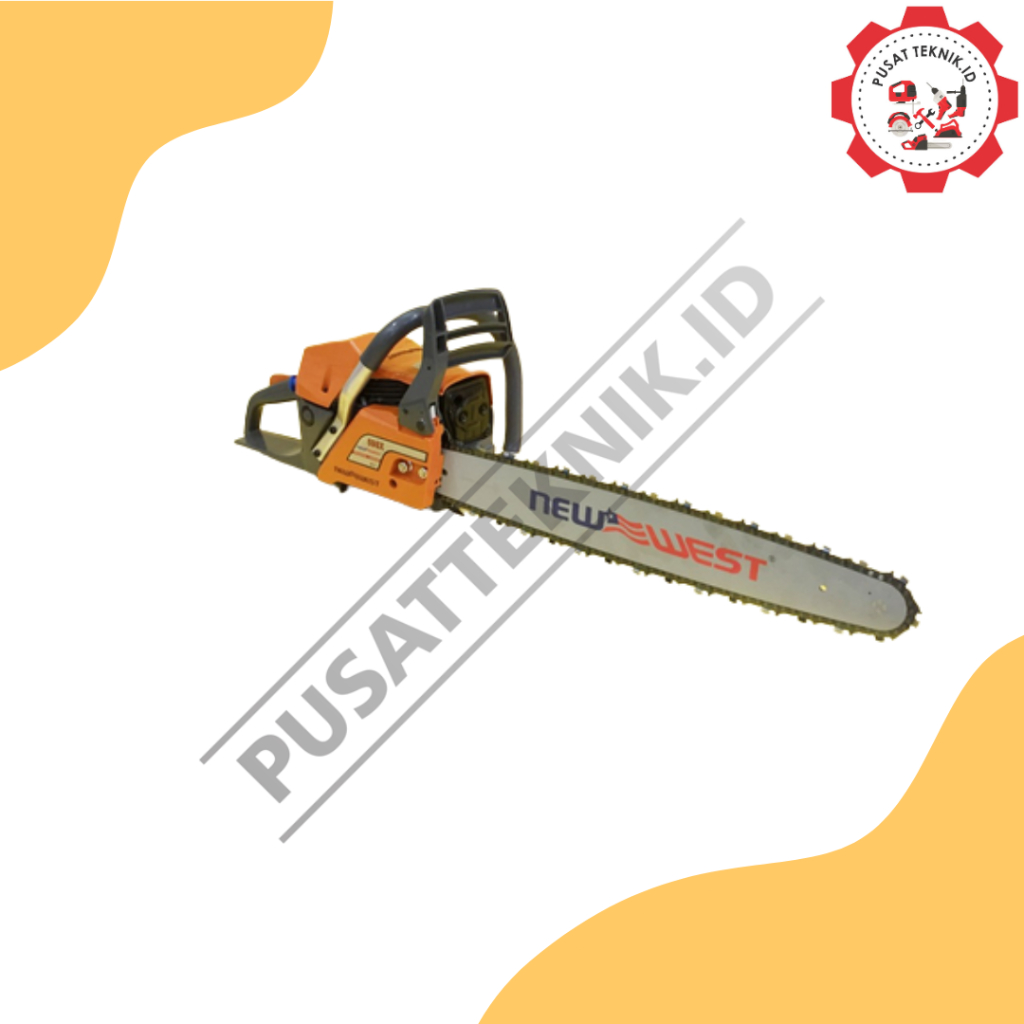 Jual CHAINSAW NEW WEST 588X 20 INCH MESIN GERGAJI KAYU LISTRIK PUSAT ...