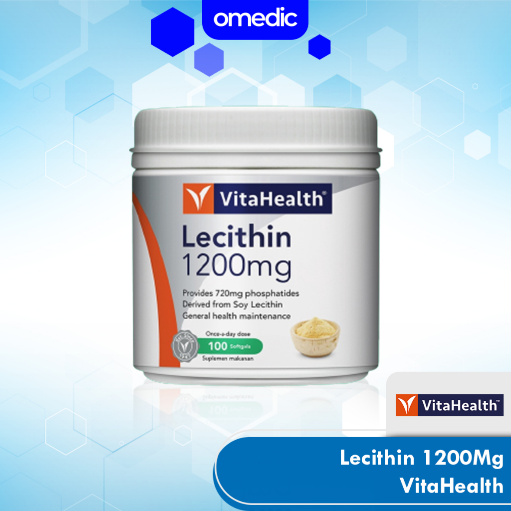 Jual VitaHealth Lecithin 1200Mg 100's - Multivitamin Menjaga Kesehatan ...