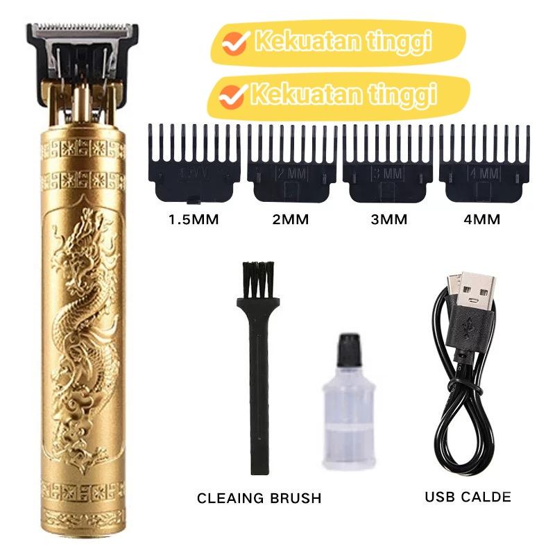 Jual Alat Cukur Rambut Kumis Jenggot Elektrik Mesin Profesional Hair Clipper Vintage | Shopee ...